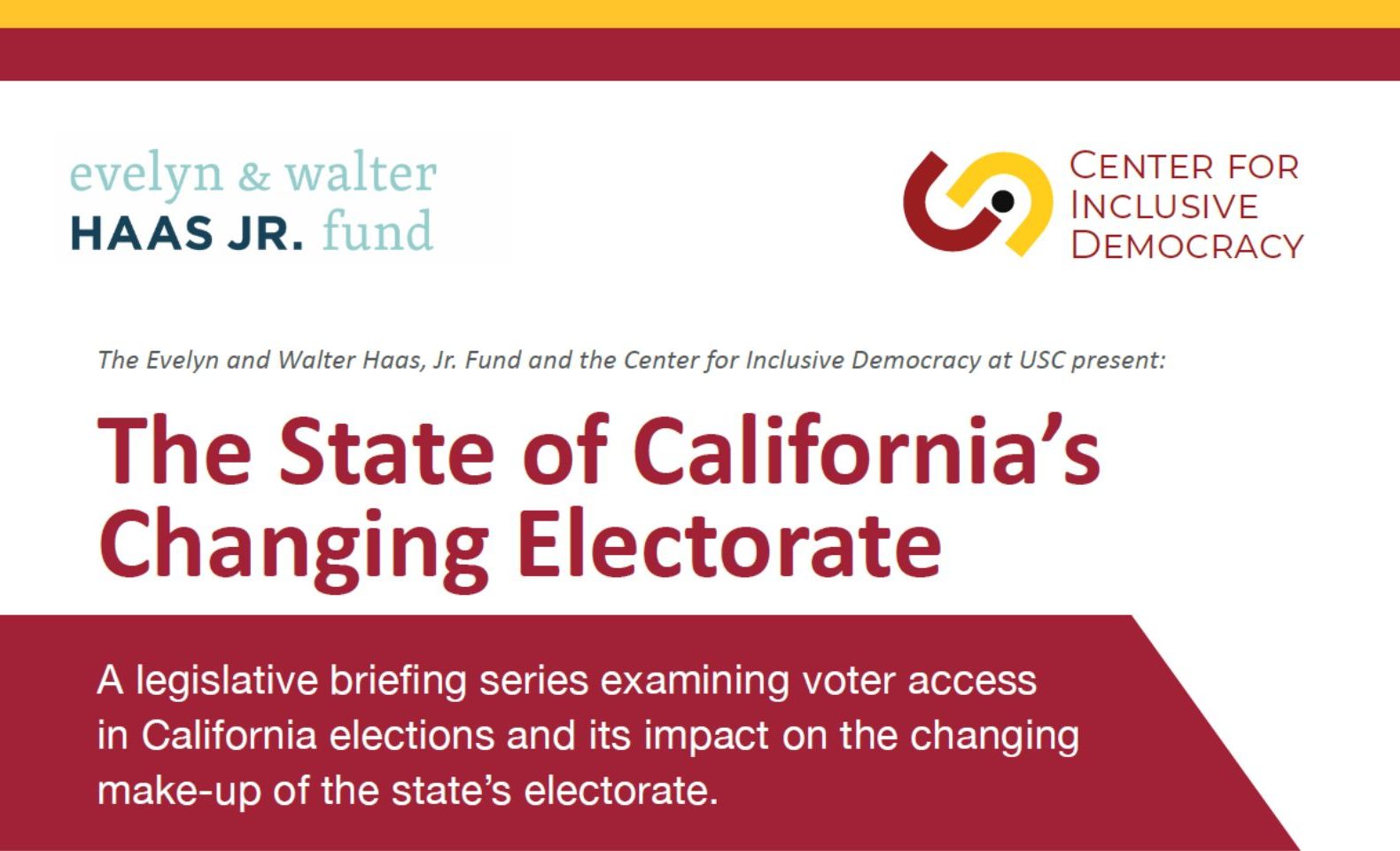 Voter Access in California Elections: An Education Series | Evelyn and ...